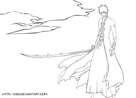 Ichigo Coloring Pages Coloring Home