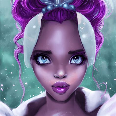 Gorgeous Black Woman With Full Size Lips Charlie Bowater Princess Queen