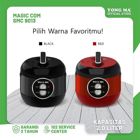 Jual Yong Ma Magic Com 2l Rice Cooker Multifungsi Eco Ceramic Smc