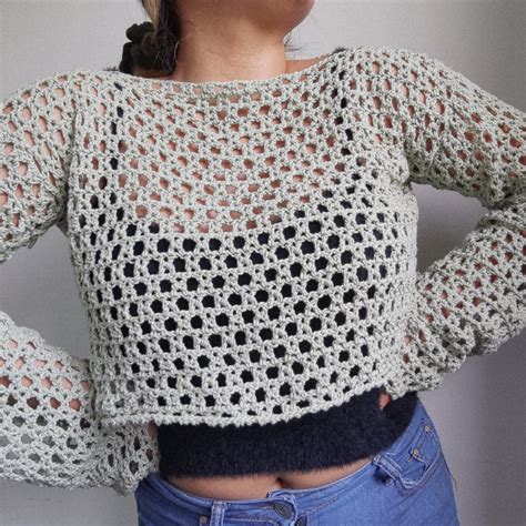 Star Mesh Sleeves Crochet Pattern Ribblr