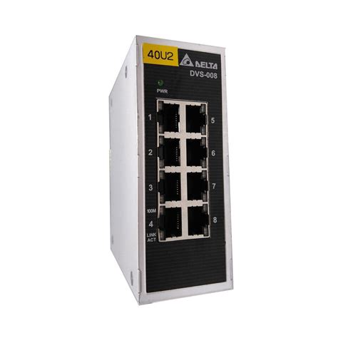 Delta Dvs 008i00 Unmanaged Fast Ethernet Switch Delta Plc And Dvs 008i00