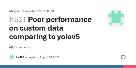 Poor Performance On Custom Data Comparing To Yolov5 · Issue 521