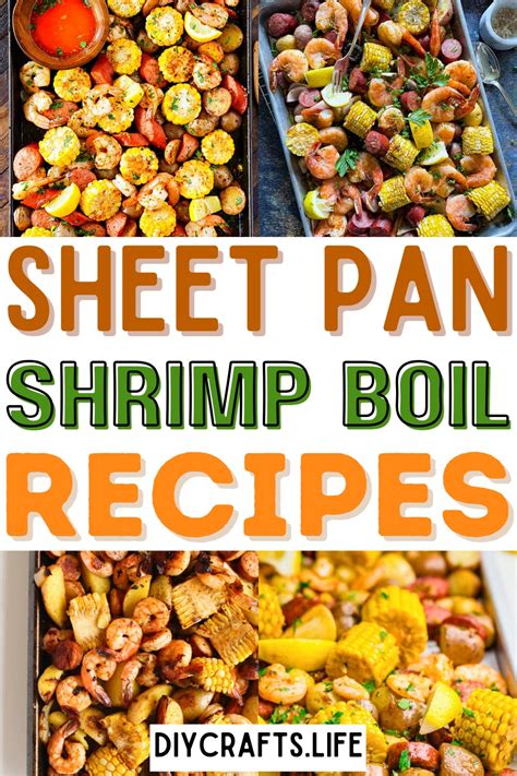 12 Flavorful Sheet Pan Shrimp Boil Recipes Diy Crafts