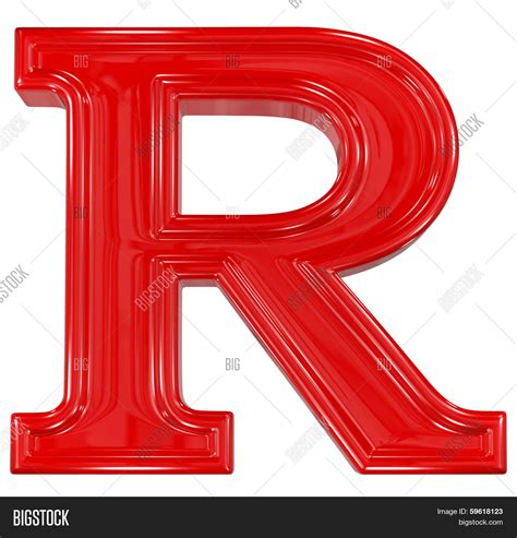 D Shiny Red Font Made Image Photo Free Trial Bigstock