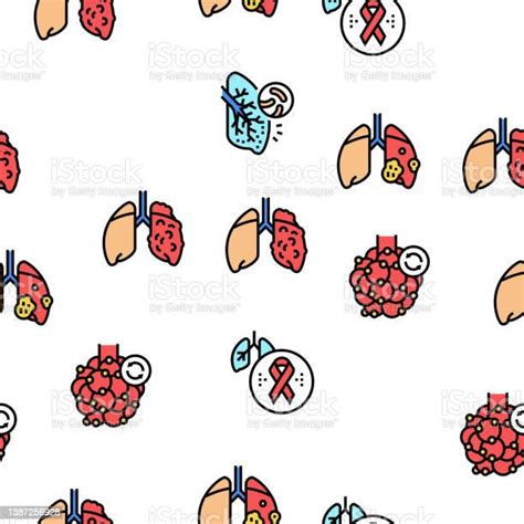 Respiratory Disease Vector Seamless Pattern Stock Illustration Download Image Now Acute