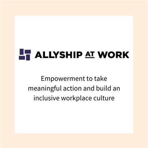 Allyship At Work Winter 2023 Workshop Series It Community