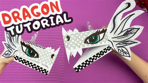 Diy Paper Dragon Puppet Tiktok Origami Dragon The Best Porn Website