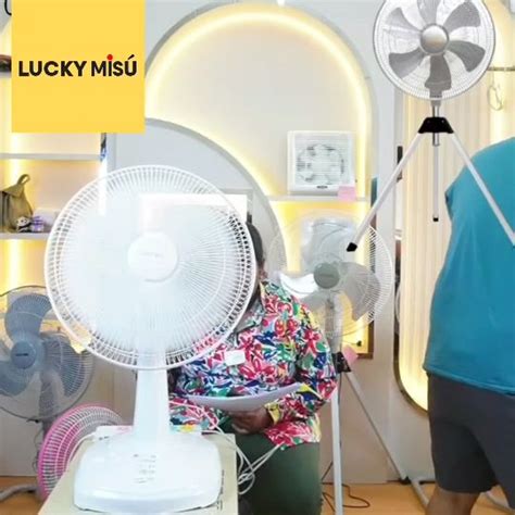 Lucky Misu พัดลมตั้งโต๊ะลัคกี้มิตซู 16 นิ้ว Th