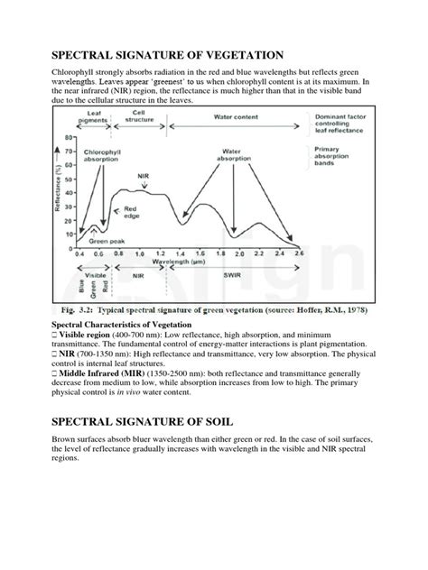 Spectral Signature Of Vegetation Pdf