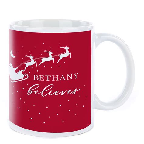 Buy Personalised Christmas Mug Santas Sleigh For Gbp 999 Card