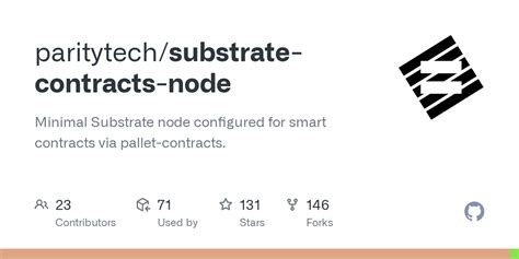 Github Paritytechsubstrate Contracts Node Minimal Substrate Node