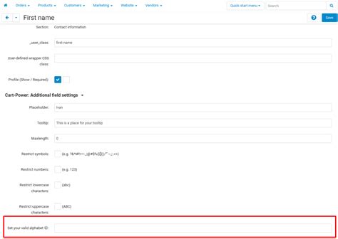 Add Ons Site Management Advanced Profile Fields