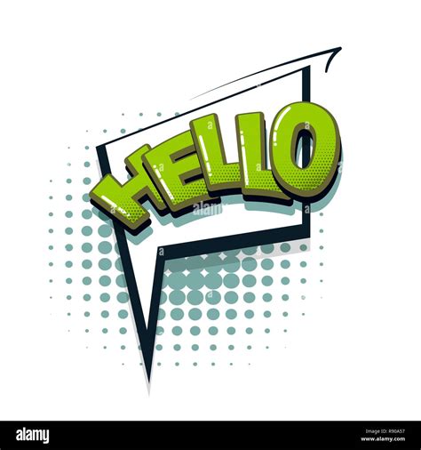 Comic Text Collection Sound Effects Pop Art Style Stock Vector Image