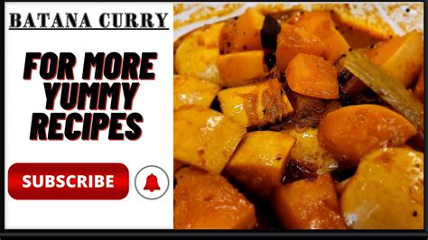 Sri Lankan Batana Curry Butter Nut Squash Youtube