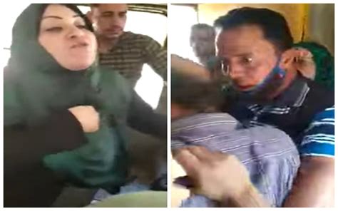 سيدة قطار جديدة في مصر شاهد شهامة راكبة تنقذ شخص تعدى عليه كمسري