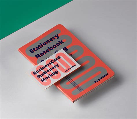 Psd Notebook Mockup Set Vol 5 Pixeden Club