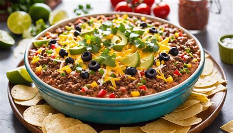 Delicious Taco Dip Recipe With Ground Beef