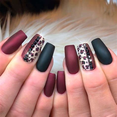 Burgundy Matte Nails Designs That Drop Your Jaw Off Matte Nails