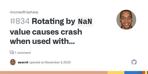 Rotating By NaN Value Causes Crash When Used With Controlled Gates