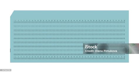 전자 계산 데이터 처리 시스템용 빈 Ibm 펀치 카드 자동화 기술 정보 처리 시스템의 입력 및 저장을위한 레트로 펀치 카드 격리된 벡터 그림 1960 1969 년에 대한