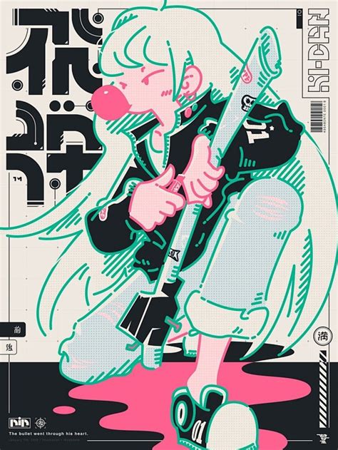 日系插画女孩