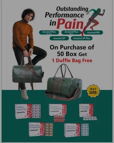 Acested Sp Tab At ₹ 300 Box Aceclofenac Paracetamol And Serratiopeptidase In Surat Id