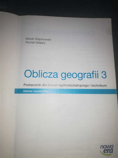 Oblicza geografii 3 zakres rozszerzony Koźmin Wielkopolski OLX pl