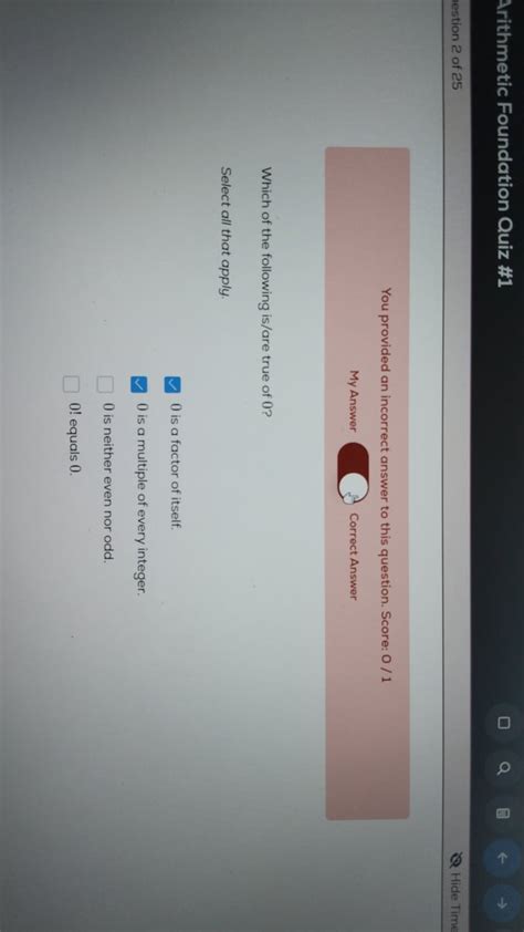 Arithmetic Foundation Quiz 1 Gregmat R Gre