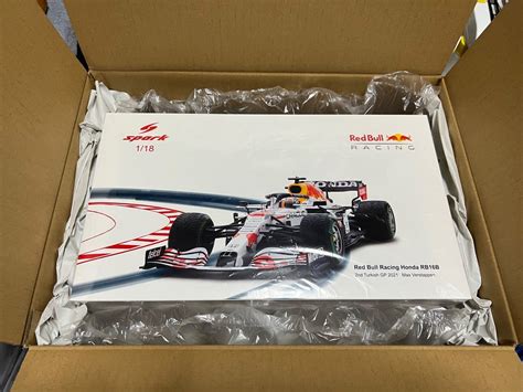 スパーク 118スケール レッドブル ホンダ Rb16b 33マックス・フェルスタッペン 2021年トルコgpありがとうホンダ｜paypayフリマ