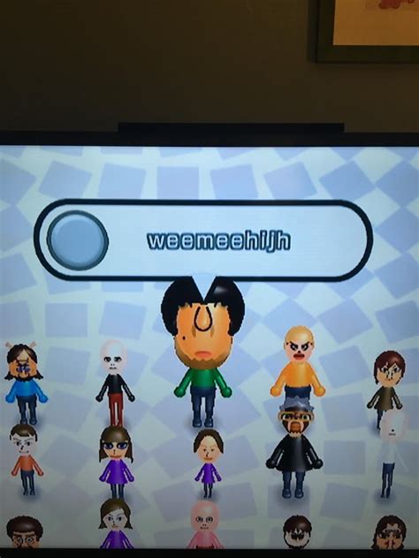 Each Day I Post A Picture Of One Of My Weird Miis Day 12 Weemehijh