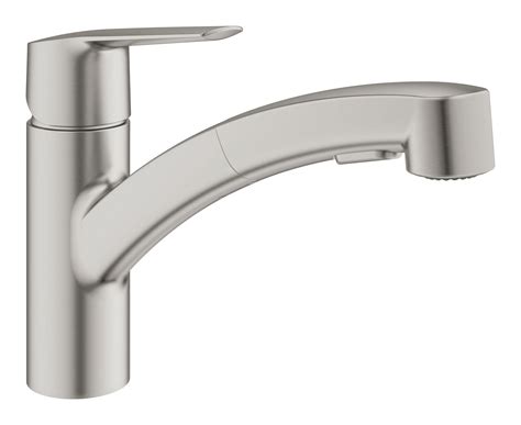 Grohe Quickfix Start Keukenkraan Met Uittrekbare Handdouche Supersteel