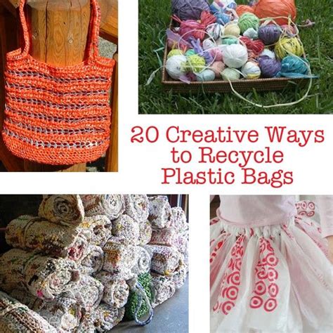 411 Best Plastic Bag Crafts Images On Pinterest