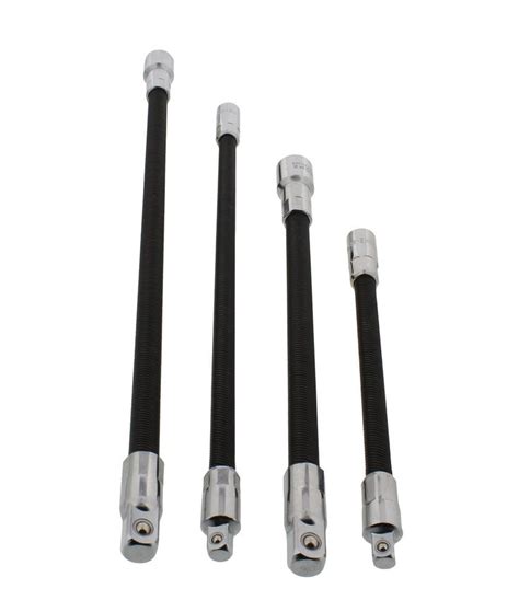 Abn Flexible Socket Extension Cables 4pc Flex Socket Extension Bar