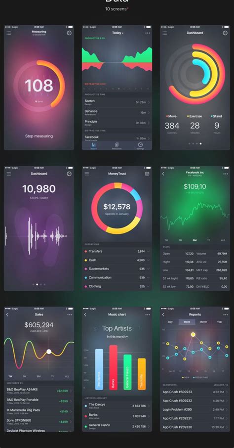 logic ios kit visual hierarchy app interface design ios app design