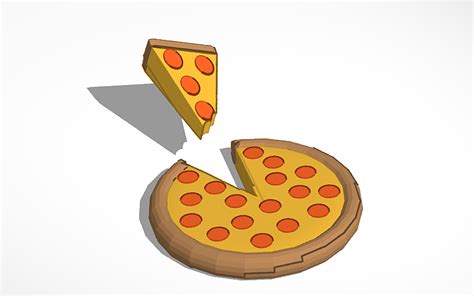 3d Design Pizza Tinkercad