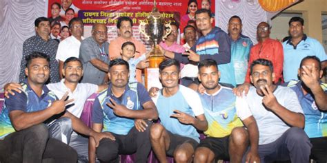 जय मल्हार स्पोर्ट्स मांडवखार विजेता Krushival