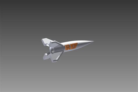 Rocketmissile Autodesk Inventor 3d Cad Model Grabcad