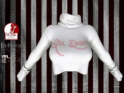 Second Life Marketplace Flawed Yes Daddy Sweater Female