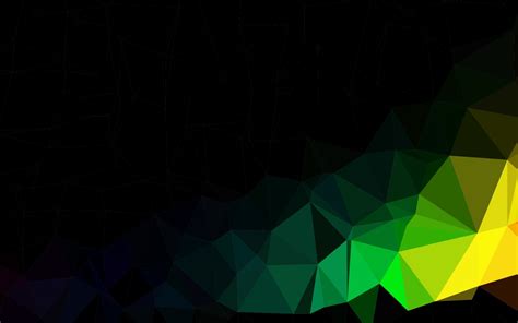 Dark Multicolor Rainbow Vector Shining Triangular Template 12222352 Vector Art At Vecteezy