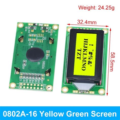 lcd module blue green screen for arduino 0802 1602 2004 12864 lcd