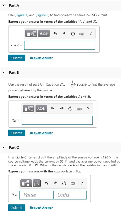 Solved B Phasor Diagram For The Case Xl Xc Source Chegg
