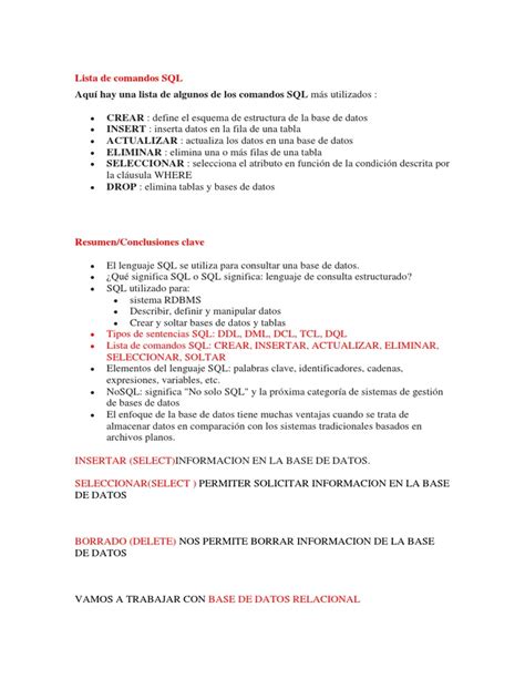 Crud Sql Pdf Sql Informática