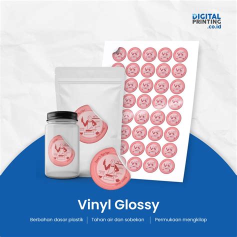 Cetak Label Sticker Kemasan Digital Printing