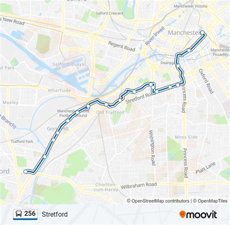 256 Route Schedules Stops And Maps Stretford Updated