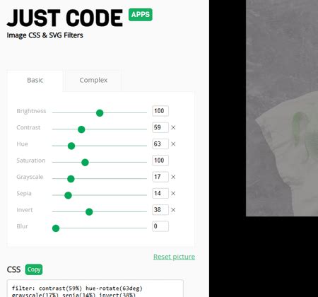 Best Free Online CSS Image Filter Generator Websites