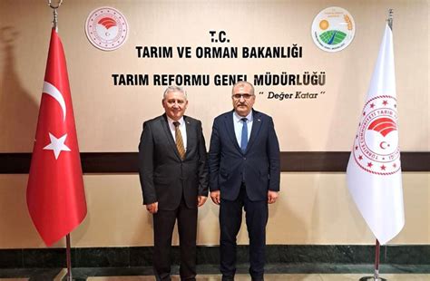 İl MÜdÜrÜ Nİhat AĞan Tarim Reformu Genel MÜdÜrÜ Dr Osman Yildizi Zİyaret Ettİ Uşak Haber