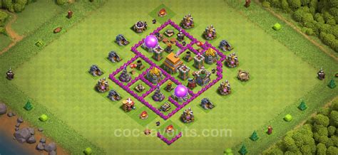 Farming Base TH With Link Hybrid Clash Of Clans Town Hall Level Base Copy