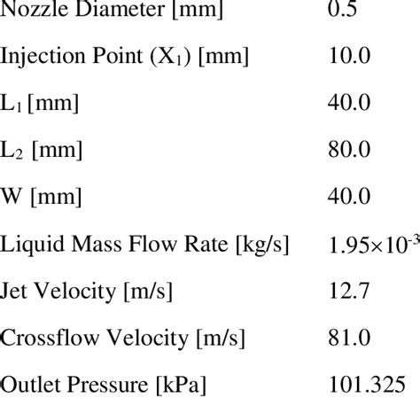 Geometrical Details And Boundary Conditions For The Considered Set Of
