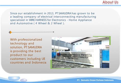 About Us PT Samudra Ocean Perkasa Indonesia