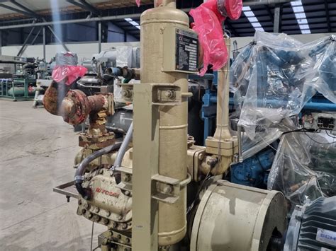 Used Mycom NN6L Reciprocating Compressor On NH3 Ammonia HOS BV